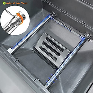 Flavorizer Bars and Grill Burner for Weber Spirit I & Sprit II 200 Series E-210 E-220 S-210 S220 with Front Control Gas Grills, Repair Parts for Weber 15.3” Flavor Bars 7635 & 18” Burner Tubes 69785