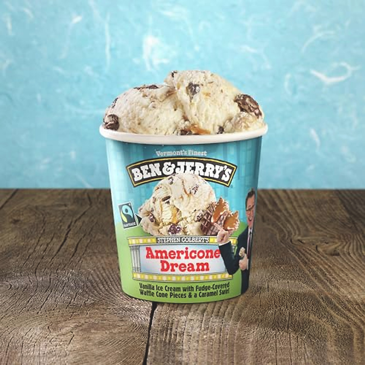 Ben & Jerry's Americone Dream Vanilla Ice Cream Pint Non-GMO 16 oz
