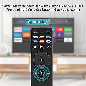 XRT260 Voice Remote for Vizio TV, Replacement Voice Remote Control XRT260 Compatible with VIZIO 4K HDR Smart TV 2021 V-Series and M-Series P-Series and OLED-Series Remote