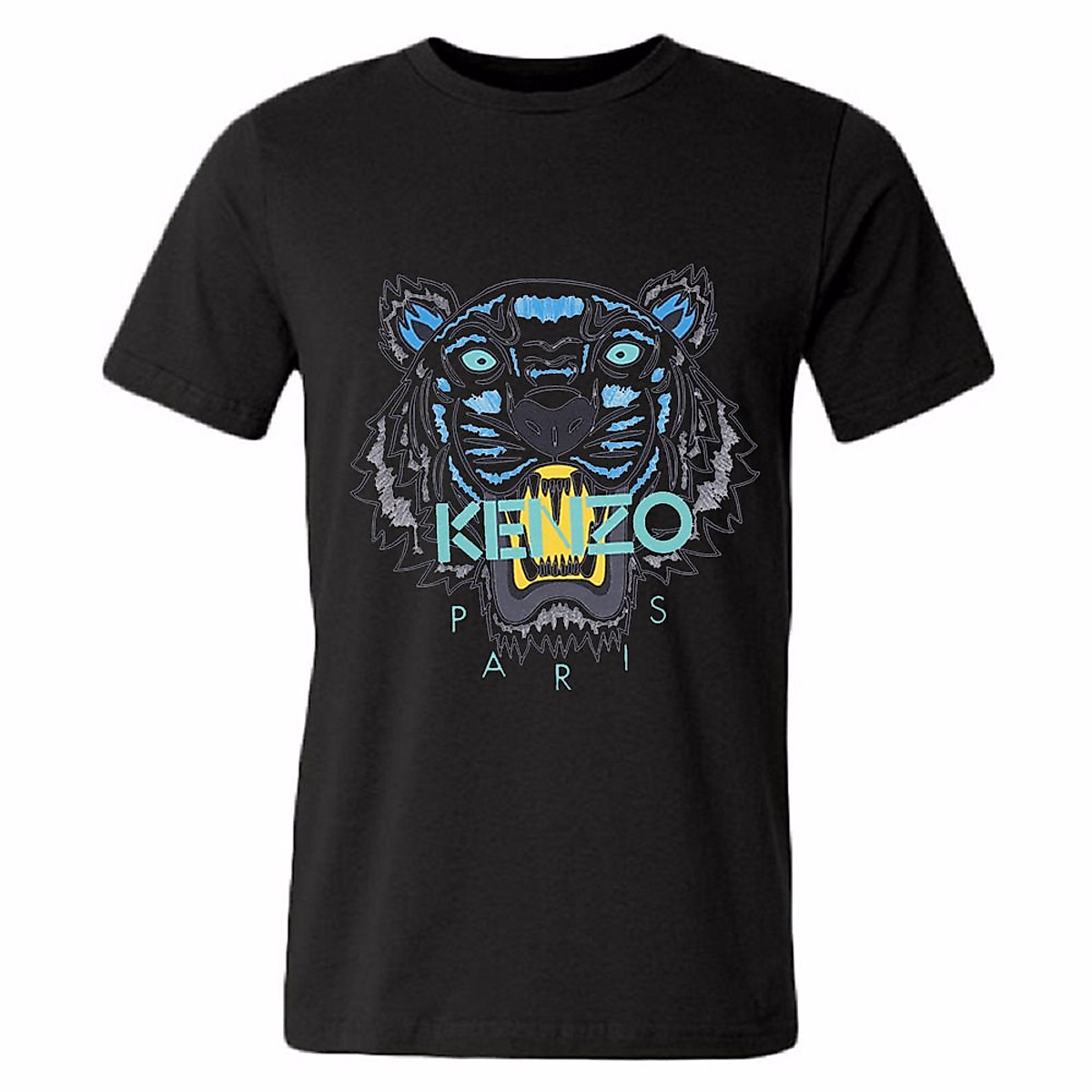 DHSVXBBBB Mens T-shirts Kenzo Logo 2016 Black Size S