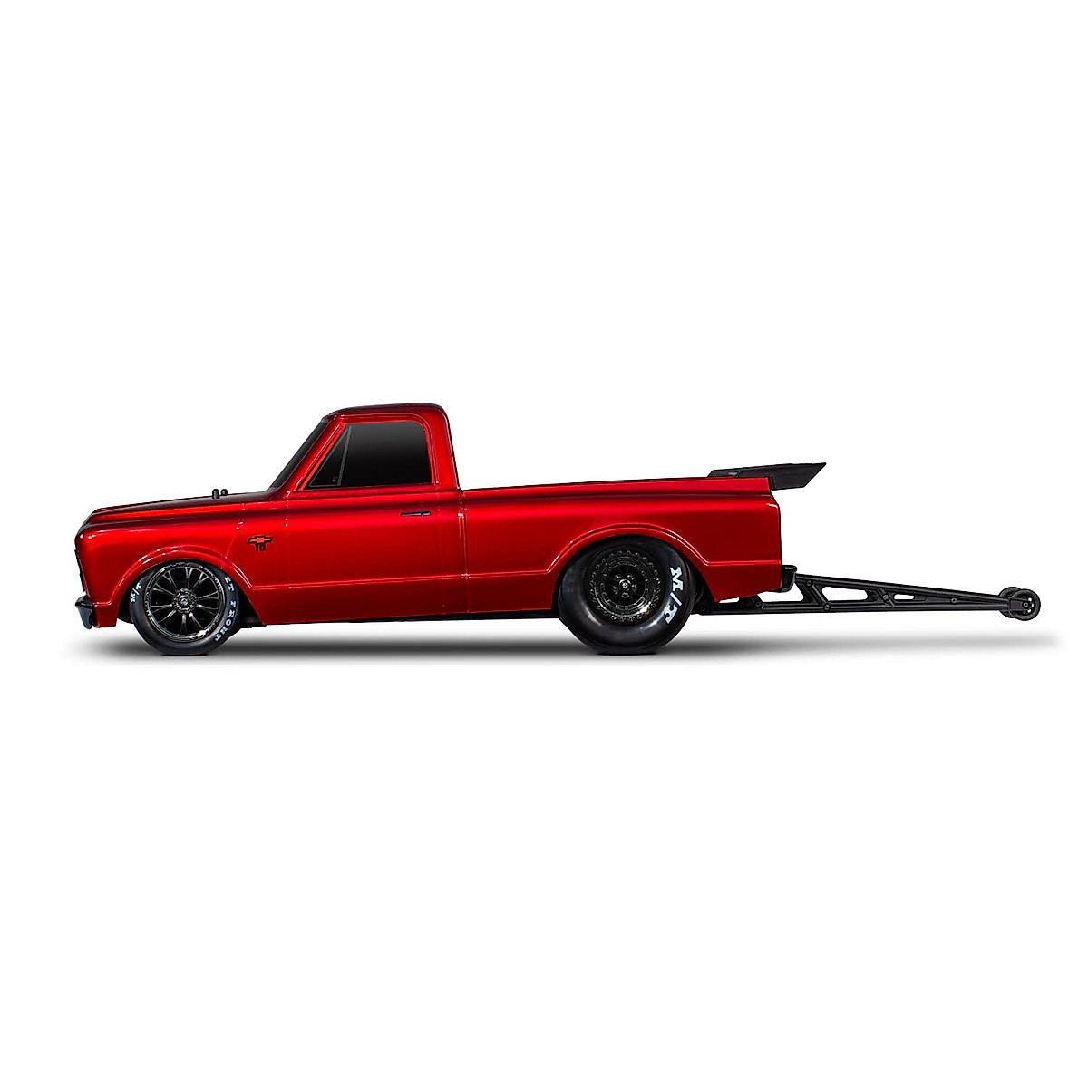 Traxxas 1/10 scale Drag Slash, RED, Fully assembled, Ready-to-Race® with TQi™ 2.4GHz Radio System, Stability Management®, and Velineon Brushless Power System