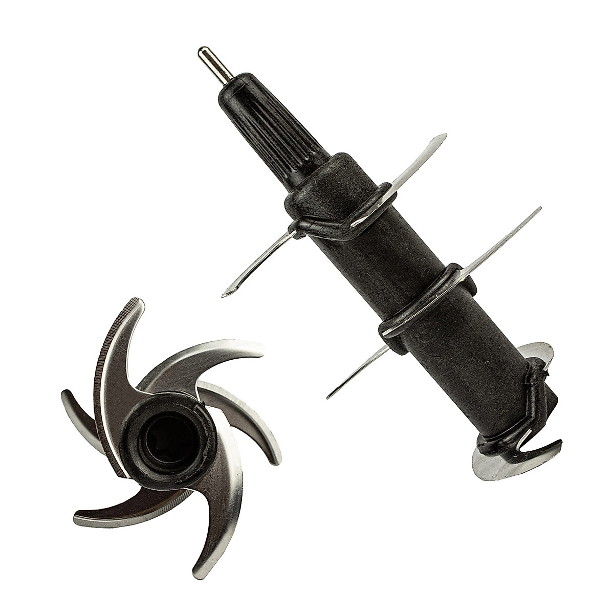 6-Stacked Blade Assembly Replacement Part 496KUB490 for Nutri Ninja Auto-IQ Pro Complete BL490 / BL491 / BL492 / BL492W /BL494 (6-Stacked Blade)