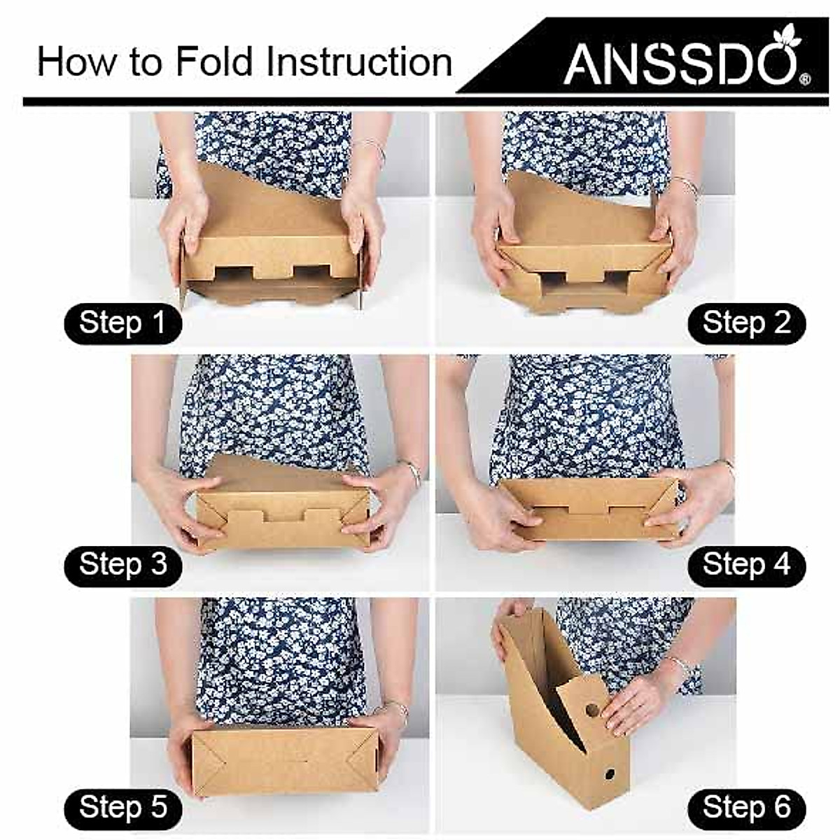 ANSSDO 6 Pack Cardboard Magazine Holder Premium Magazine File Holder Organizer, Magazine File Organizer, Large Volume Magazine Storage Box as Book Bins or Folder Holder for Desk -Blue Gold 6 Pack