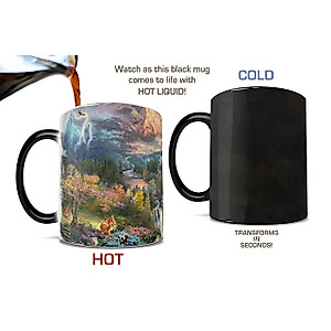 Morphing Mugs Disney - Bambi - Thomas Kinkade - One 11 oz Color Changing Heat Sensitive Ceramic Mug – Image Revealed When HOT Liquid Is Added!