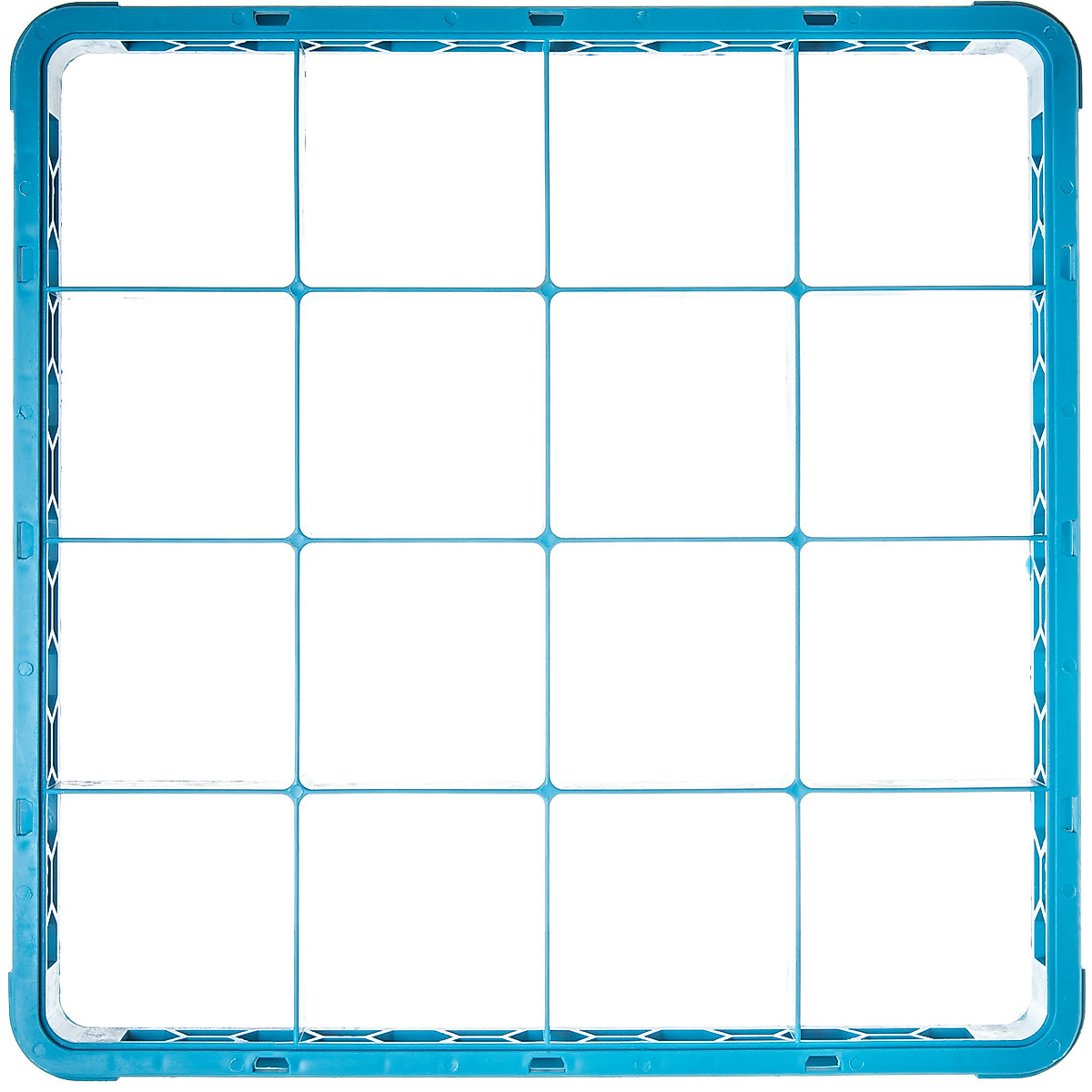 CFS OptiClean 16 Compartment Divided Glass Rack Extender, 1.78", CFS Blue