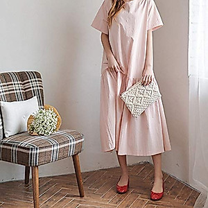 Magibag Crochet Tassel Handbag Straw Envelope Clutch Bag Cotton Macrame Purse Hobo Hand-Woven Beach Wristlet Bag with Zipper（01-Green