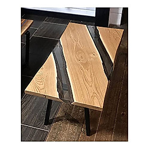Epoxy Table, Live Edge Wooden Table, Epoxy Resin River Table, Natural Wood,Dining Table, Natural Epoxy Table, Resin Table
