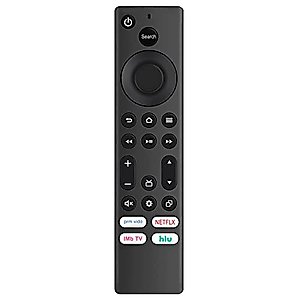 CT-RC1US-21 REV-B Replacement Remote fit for Toshiba Fire TV Edition 43C350KU 50C350KU 55C350KU 65C350KU 75C350KU 32V35KU 43V35KU 55LF621U21 50LF621U21 43LF621U21 43LF421U21 32LF221U21 (IR Remote)