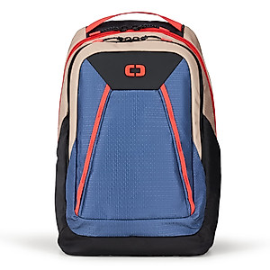 OGIO Bandit Pro Backpack, Tan/Blue/Red, 20 Liter