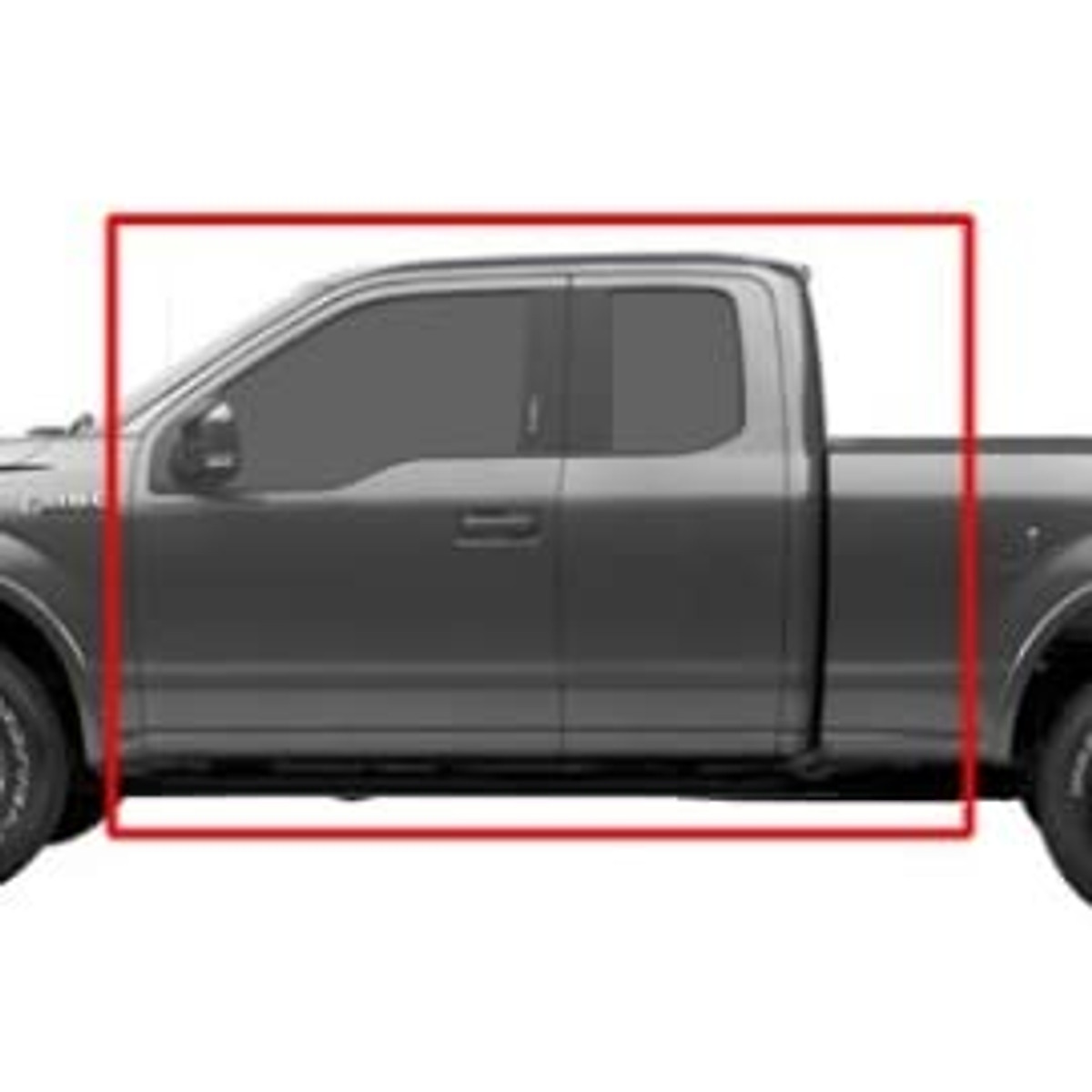 WeatherTech Custom Fit FloorLiners for Ford Super Duty, F-150-2nd Row (446975), Black