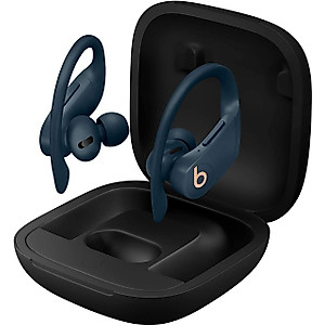 Beats_by_dre Beats Powerbeats Pro Wireless Earbuds - Class 1 in-Ear Bluetooth Headphones with Bonus Cleaning Cloth - Navy (Renewed)