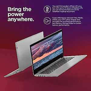 Lenovo IdeaPad 3 Laptop, 14" FHD Display, Intel Core i5-1135G7 Processor, 20GB RAM, 1TB PCIe SSD, Webcam, SD Card Reader, Wi-Fi 6, Windows 11 Home, Grey
