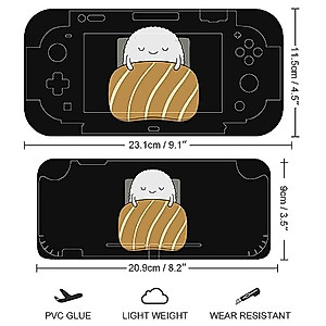 Sleepy Sushi Bed Switch Sticker Skin Cute Pattern Full Wrap Skin Protection for Switch Lite