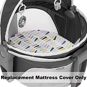 Ele Toys Replacement Sheet for Fisher-Price On The Go Baby Dome - GNG36 and GPW82 ~ Mattress Cover Replacement Multicolor