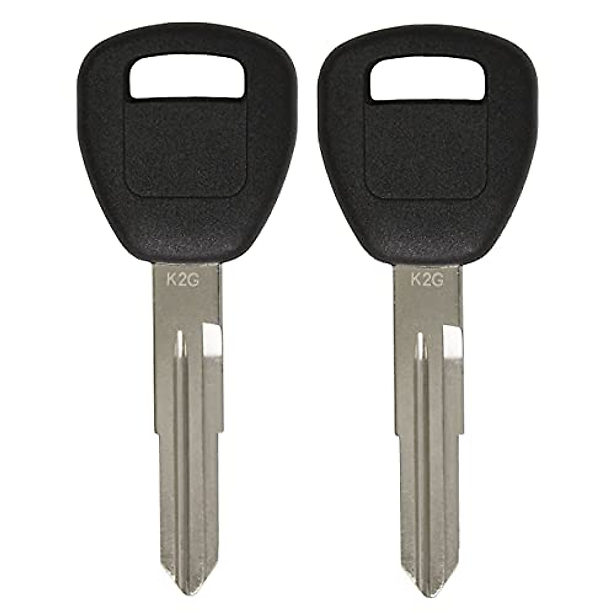 Keyless2Go Replacement for New Uncut Transponder Ignition ID 13 Chip Car Key HD106 (2 Pack)