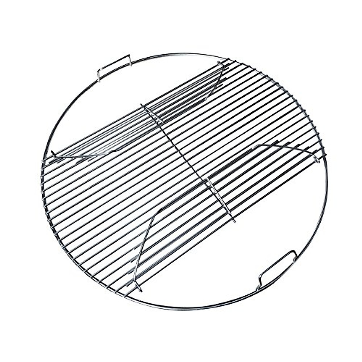 GRILLVANA 22 Inch 201 Stainless Steel Hinged Grilling/Cooking Replacement 22” grill grate - Compatible with Weber 22" Charcoal Grills - Kettle Charcoal BBQ Grilling Accessories