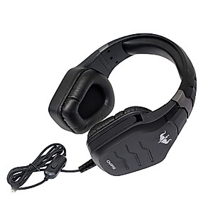 HUIJIN P50 Wired Gaming Headset Headphones 3.5 mm Jack with Adjustable Microphone Noise Cancelling Headphone for Ps4，Mobile Phone,iPod and Tablet