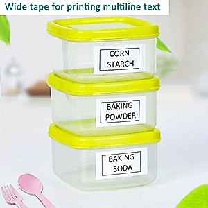 Hehua 24mm 0.94 Laminated White Tape Compatible for Brother P-Touch Label Maker Tapes TZe-251 TZe251 TZ-251 TZ251 for Ptouch Label Machine PTD600 PTD600vp, Black on White Tape, Water Resistant, 4-Pack