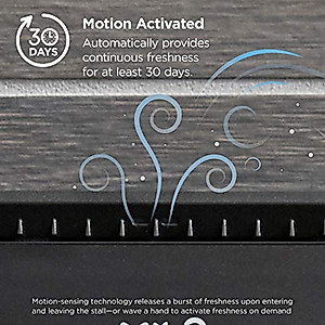 ActiveAire Automated In-Stall Air Freshener Dispenser by GP PRO (Georgia-Pacific), Stainless Finish, 56764, 9.500" W x 1.170" D x 3.500" H