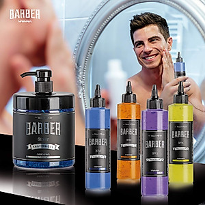 Marmara Barber Cologne - Best Choice of Modern Barbers and Traditional Shaving Fans Glass Bottle (500 ml, No2)