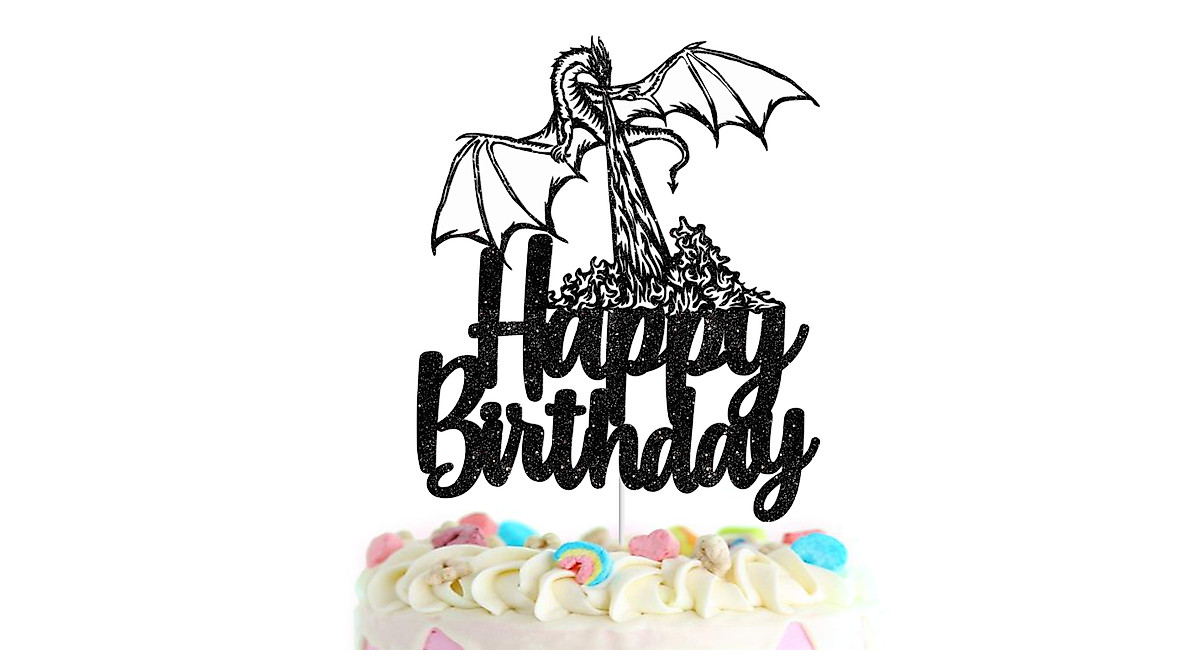 Dragon Cake Topper - Perfect for Birthday Parties