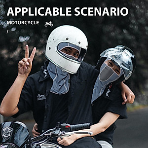 LONGLONG Balaclava Face Mask- 2 Pcs Sun Protection Mask Dustproof, Breathable Summer Full Face Cover for Motorcycle, Cycling