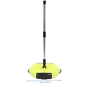 BUTIFULSIC Multi Function Household Cleaning Sweeper Broom with Dustpan and Trash Bin Rotating Floor Mop in Random for Efficient Home Cleaning