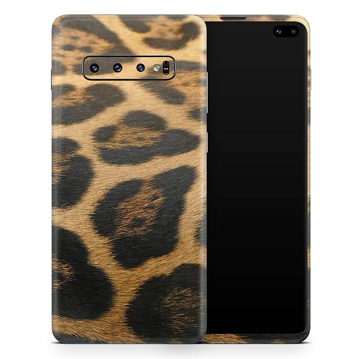 DesignSkinz Real Thin Vector Leopard Print Protective Vinyl Decal Wrap Skin Cover Compatible with The Samsung Galaxy S20 (Screen Trim & Back Glass Skin)