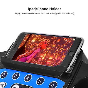 Goplus 1100W Electric Folding Treadmill, with LCD Display and Heart Rate Sensor, Compact Running Machine for Home