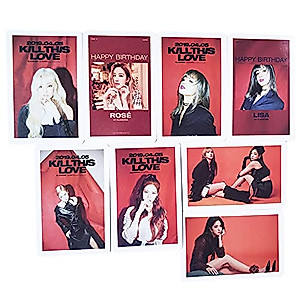 KPOPBP Kpop 54pcs Black Pink LOMO Cards Merchandise Kill This Love Photocard Set Gifts for BLINK Daughter