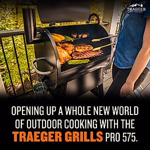 Traeger Grills Pro Series 575 Wood Pellet Grill and Smoker with Wifi, App-Enabled, Bronze