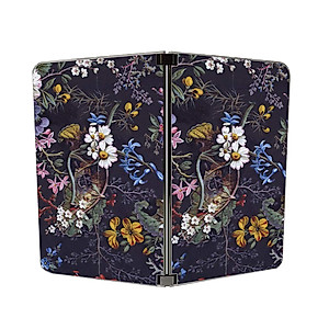 MightySkins Skin for Microsoft Surface Duo - Midnight Blossom | Protective, Durable, and Unique Vinyl Decal wrap Cover | Easy to Apply, Remove, and Change Styles | Made in The USA