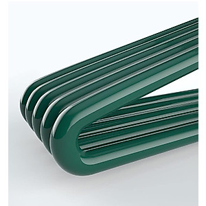 Goose Shaped Non-Slip Trouser Rack 13.8 * 4.3 inch (10 Pieces) Hanger, Thickened Stainless Steel Z-Shaped Hanger Suitable for Scarves/Ties/Accessories/Pants (Green)