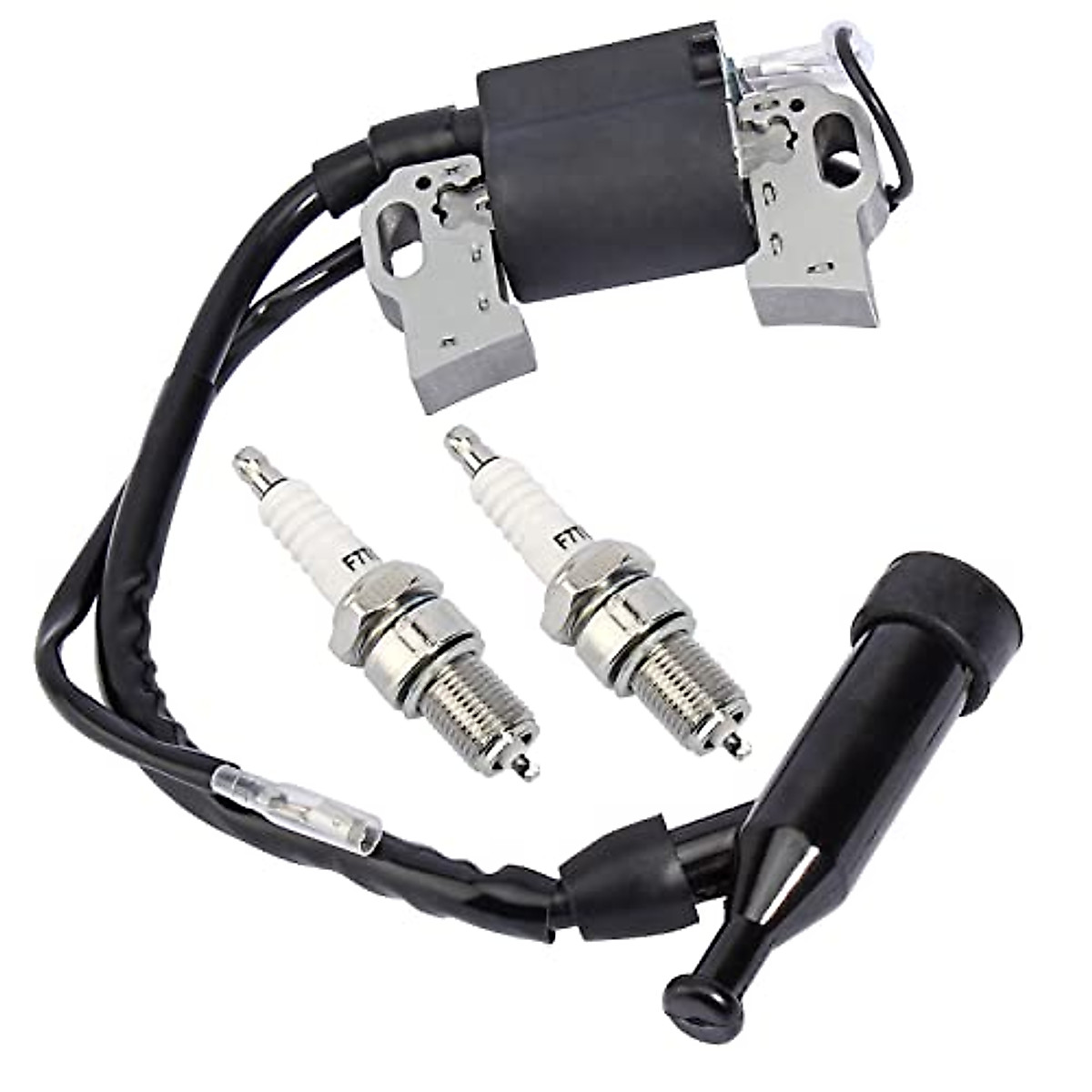 SOAJEE Ignition Coil Compatible with Champion Power 196cc 6.5HP 3500 4000 Watt Generator 40008 40026 46514 46515 46516 46517 46535 46539 46540 46551 46553 46554 46555 46558 46561 46596 3500W 4000W 4KW