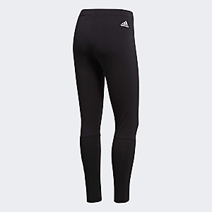adidas womens Linear Leggings Black/White Large