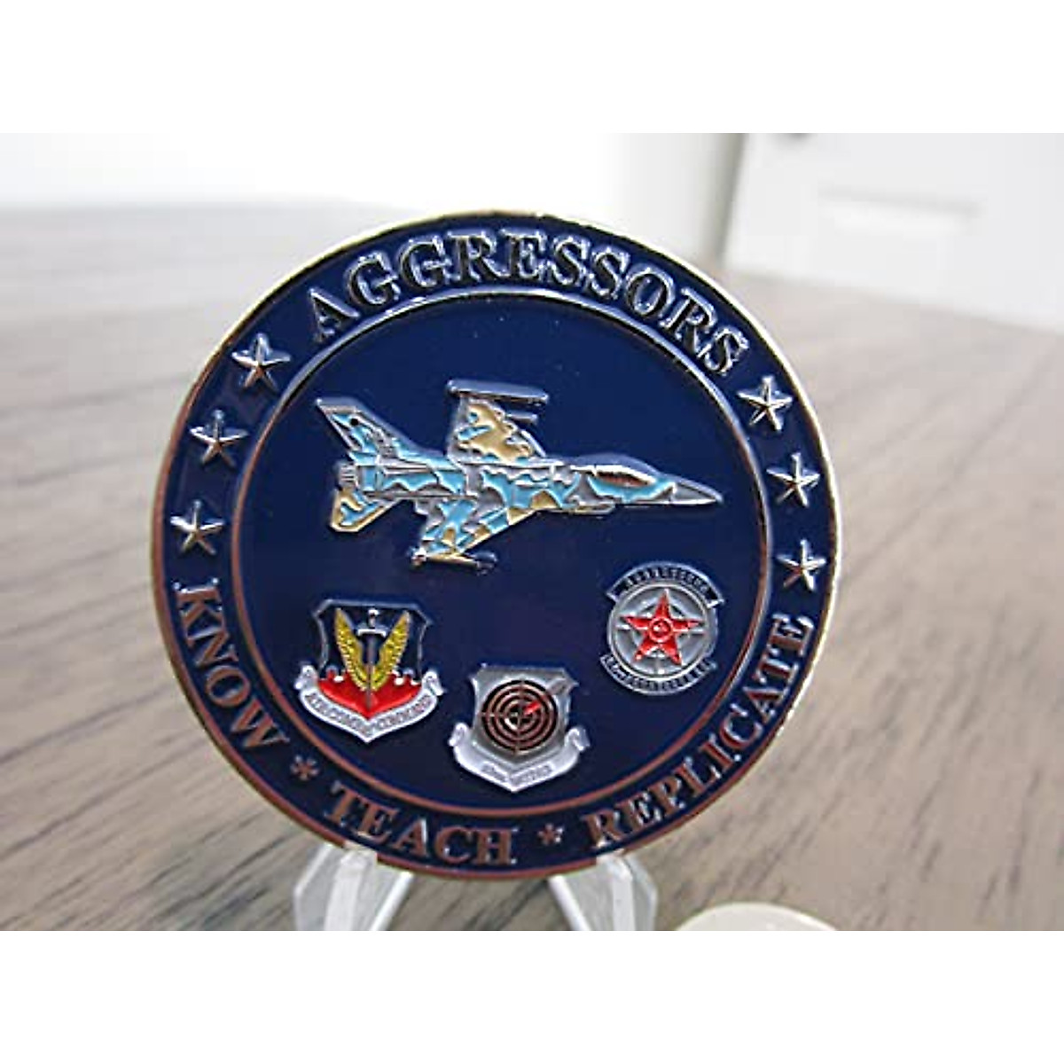 United States Air Force Nellis Red Flag 64th Aggressors 57th Wing Air Combat Command Challenge Coin