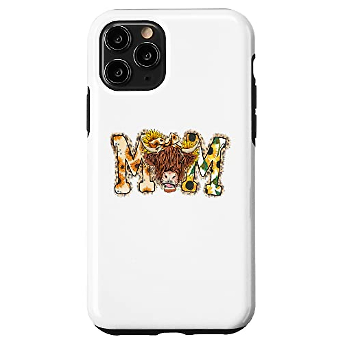 iPhone 11 Pro Mom hyland cow mama cows bull rodeo western mother kids tee Case