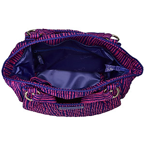 Vera Bradley Women's Glenna Impressionista Stripe Handbag, 12x5x10