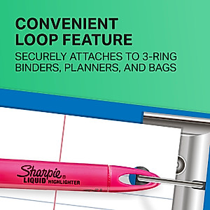 Sharpie Liquid Highlighter, Chisel Tip Highlighters, Assorted Colors, 10 Count