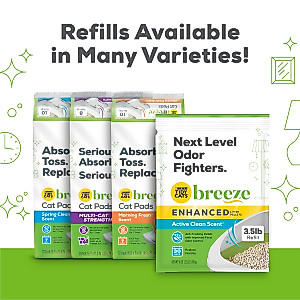 Purina Tidy Cats Breeze Cat Litter Extra Strength Refill Bundle
