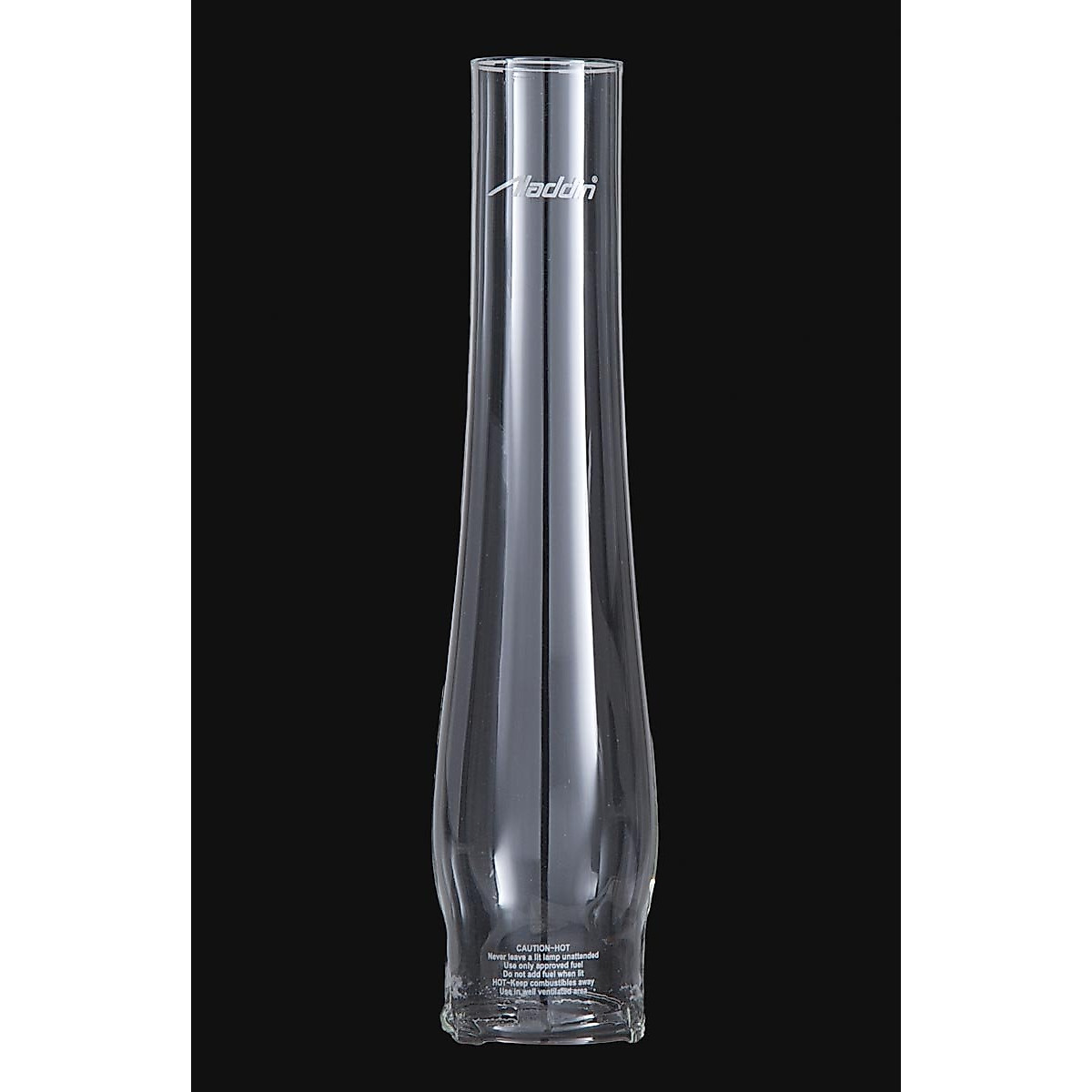 B&P Lamp 2 5/8 Inch by 12 3/4 Inch Clear Glass Lamp Chimney Designed to Fit an Aladdin Lox-on Style Burner or Gallery