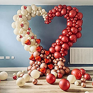 Balloon Column Arch with Base, Heart Shaped Balloon Arch Stand Frame Display Kit for Wedding Birthday Party Background Decor Supplies