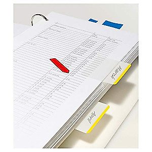 Post-it Tabs Value Pack, Asst Primary Colors, 1 in and 2 in Sizes, 114 Tabs/Pack (686-VAD1)