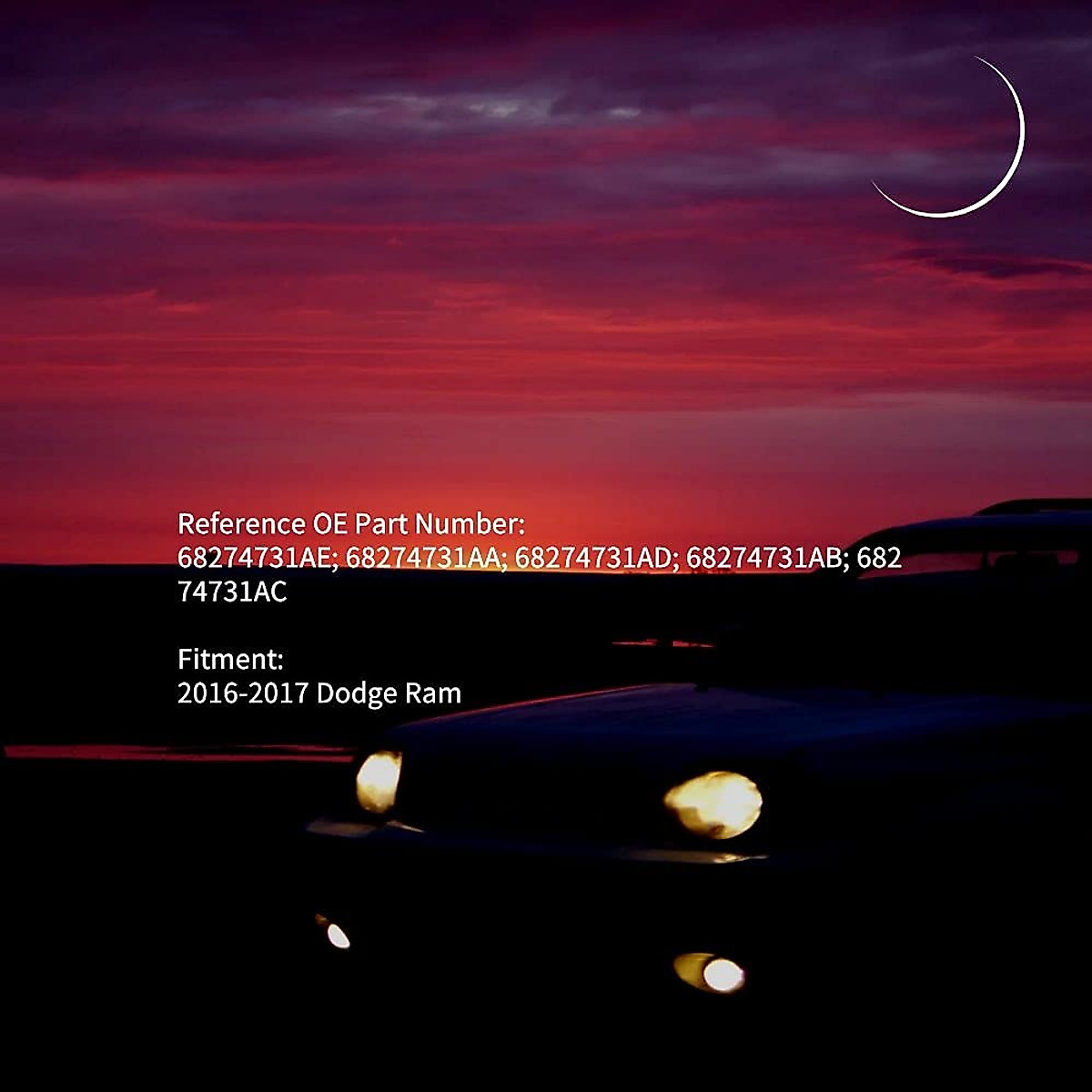 Backup Tailgate Camera for 2016-2017 Dodge Ram 68274731AE 68274731AA 68274731AD 68274731AB 68274731AC