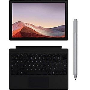 Microsoft Surface Pro 7+ 2-in-1, 12.3" Touch Screen Tablet PC, 11th Gen Intel, 8GB RAM, 128GB SSD, Windows 11 Home, with Type Cover, Surface Pen & Woov Sleeve (Intel core i5 | 8GB 128GB)