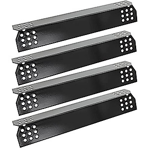 VICOOL Porcelain Steel Heat Plate Shield Replacement for Nexgrill 720-0830H,720-0783E, Grill Master 720-0697, 720-0737, 4-Pack