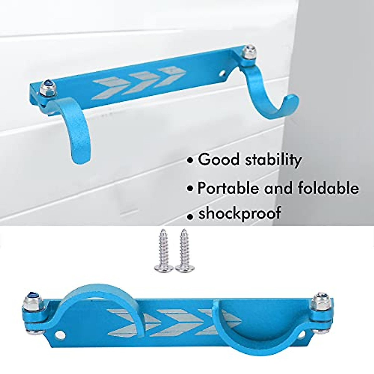 Velaurs Competitive Side Hanger, Fishing Box Fast Hanging Accessories Aluminium Alloy for Fishing for Fishing Tool(Blue)
