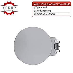 Gas Tank Door Cover Fits for 1999-2006 Chevy Silverado GMC Sierra Replaces# 0856-029, 1054493, 15124080 Fuel Filler Door