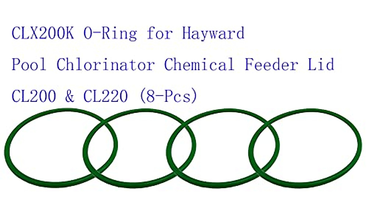 CLX200K O-Ring 8-Pack for Hayward Pool Chlorinators