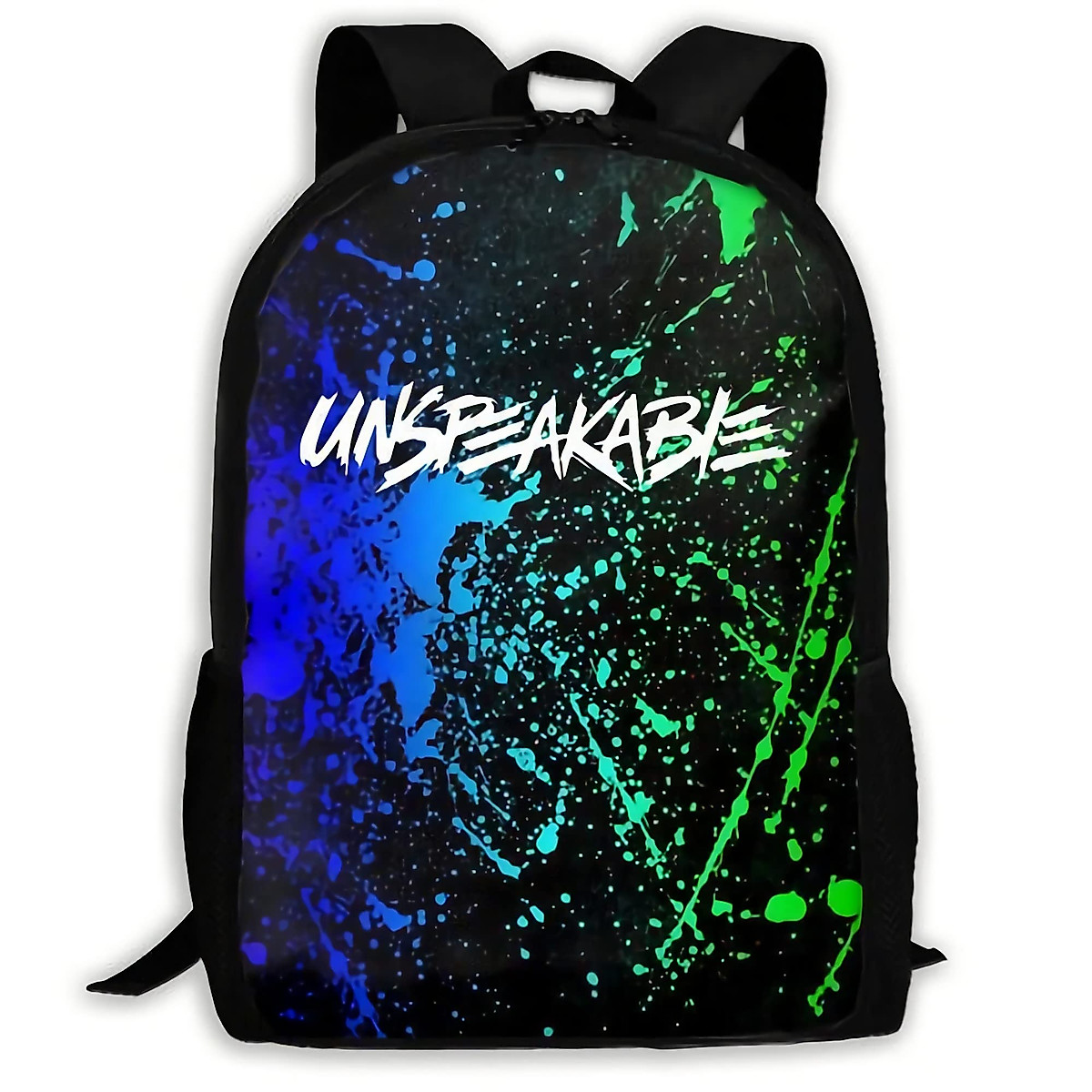 3D Printed Boys and Girls Game Backpack Travel Bags Cartoon Novelty Daily Backpack 7-One Size